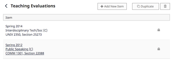 Teaching Teaching Evaluations